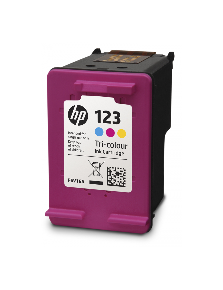 Cartouche d'encre HP 123 - Trois-Couleurs - Originale -tunisie-sousse