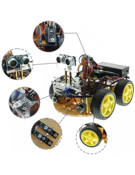 Kit Robotique OKYSTAR Arduino- éviteur d'obstacles-tunisie-sousse