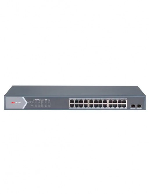 Switch HIKVISION - 26x Ports - 2x Gigabit SPF Fibre Optique - Unmanaged